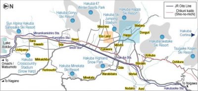 Hakuba Maps Guide: Piste maps, ski trail maps, village maps